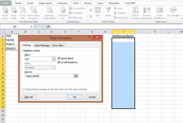 How to create Drop-Down box in Excel - ExcelBaba