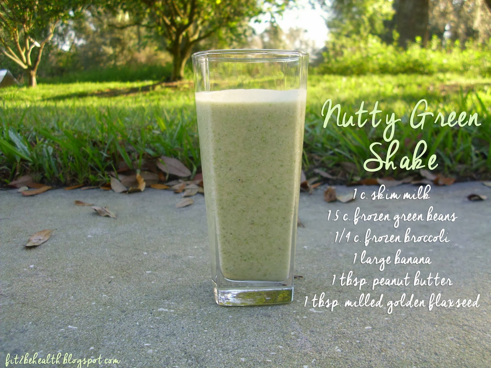 Fit 2 Be: Nutty Green Shake