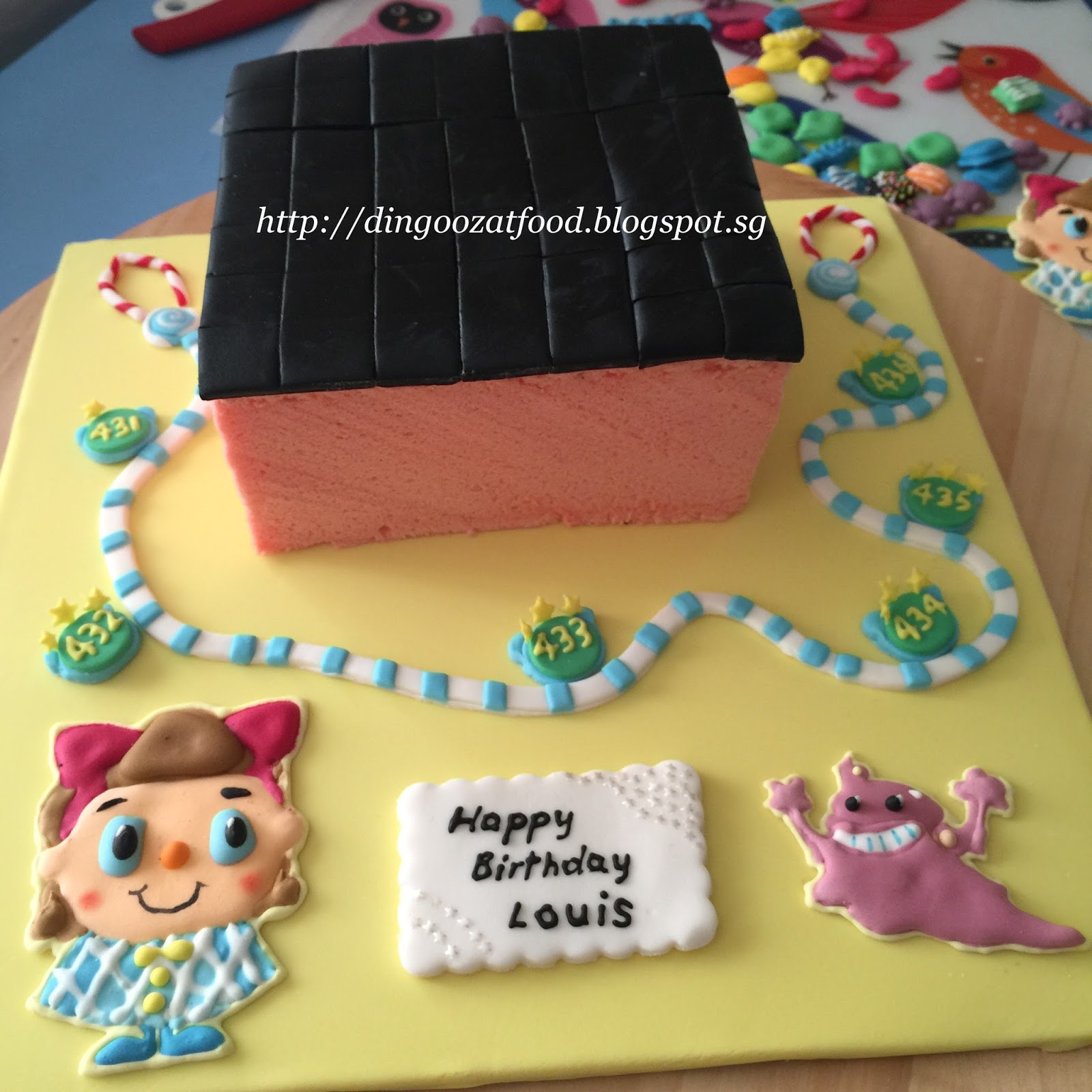 Miki's Food Archives : Candy Crush Theme Birthday Cake