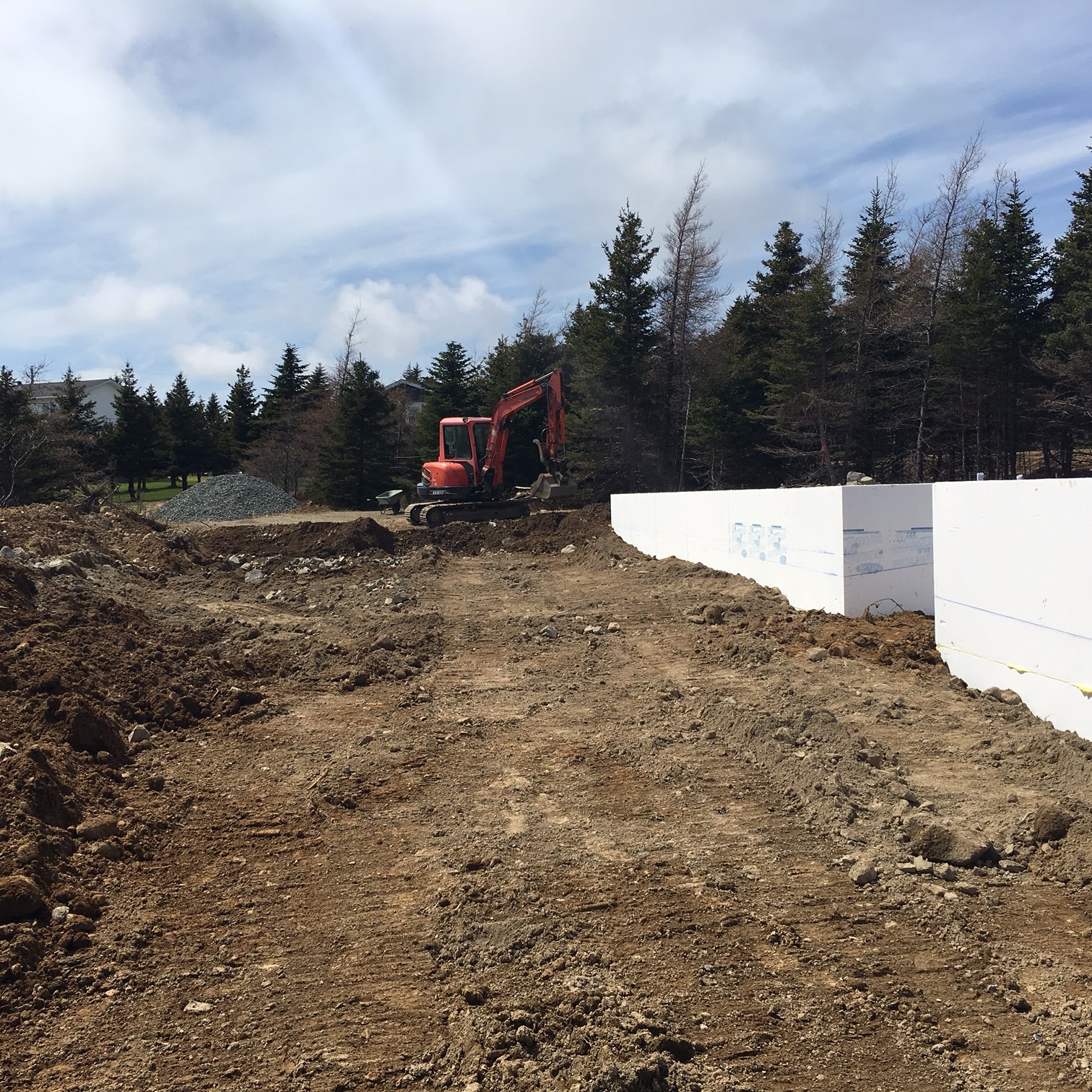 Site Work Completed. Fill'er in!!