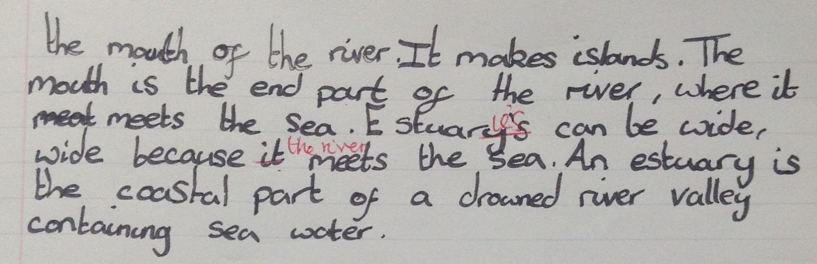 Year Five: River System Explanation Texts