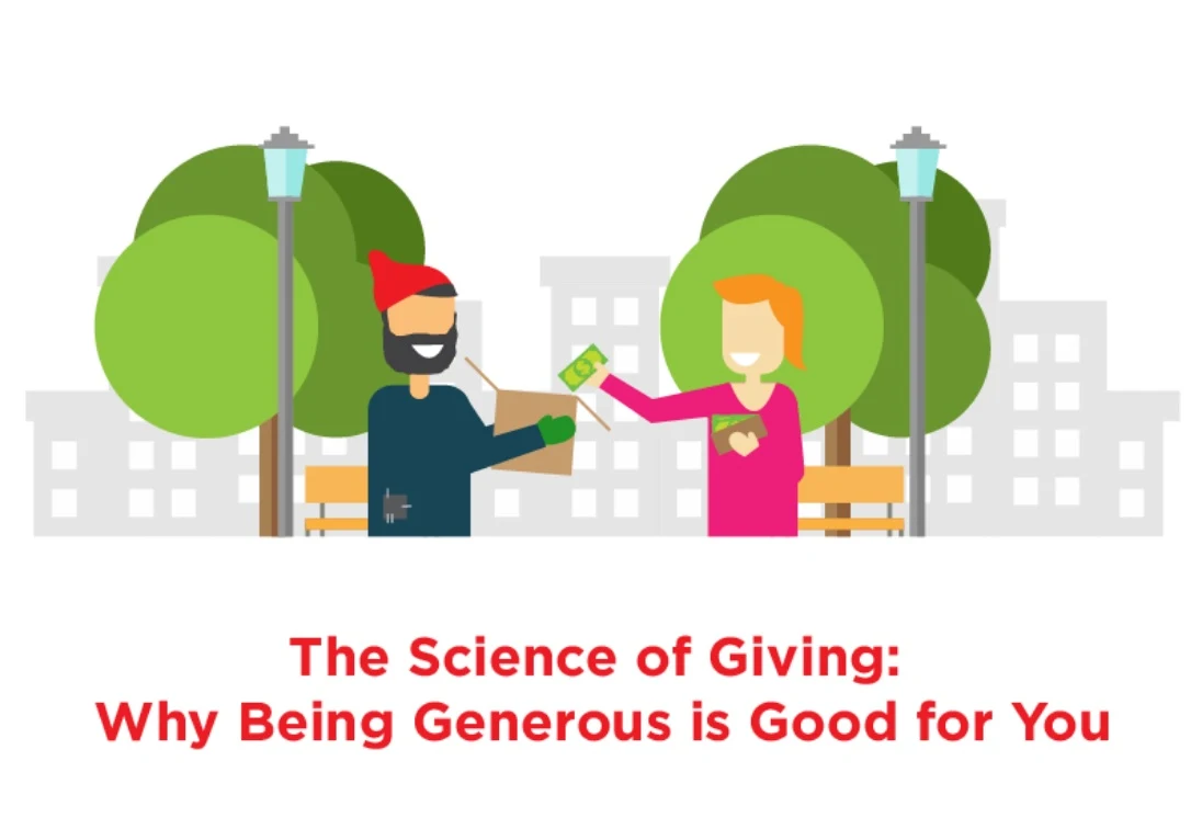 Why Being Generous Is Good For You — The Science Of Giving (Infographic)