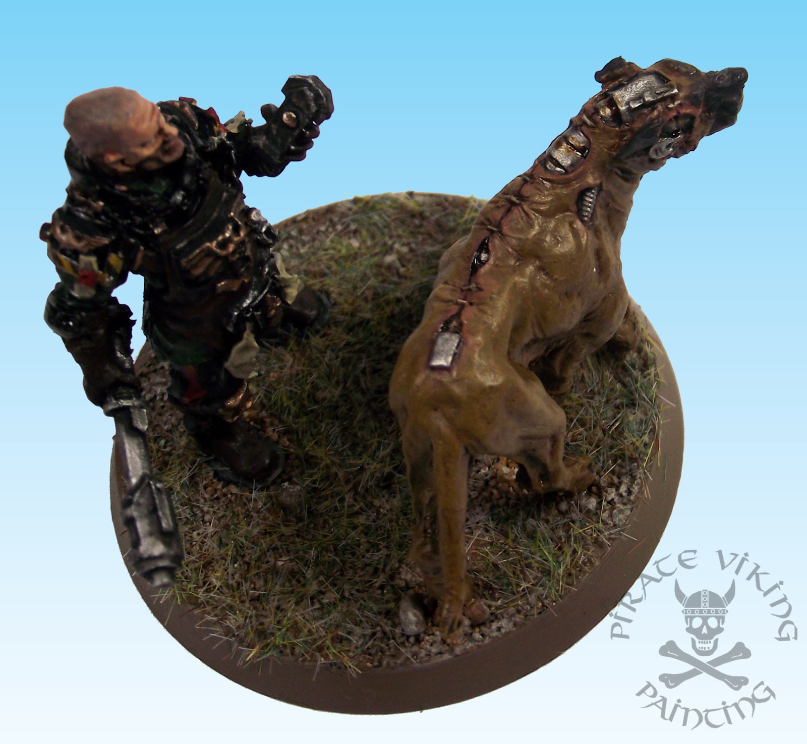Pirate Viking Painting: One Man and his Dog (Forgeworld Enforcer)