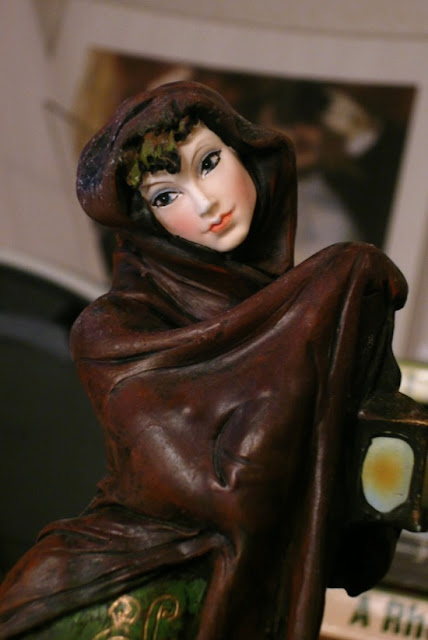 Painted Loves: Zemeno Dark Fairy Figurine Repaint