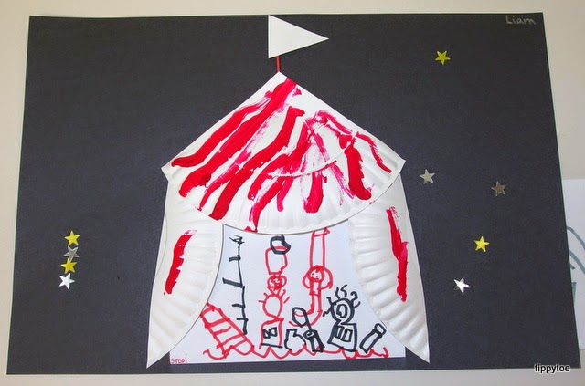 Tippytoe Crafts: Moving Circus Craft