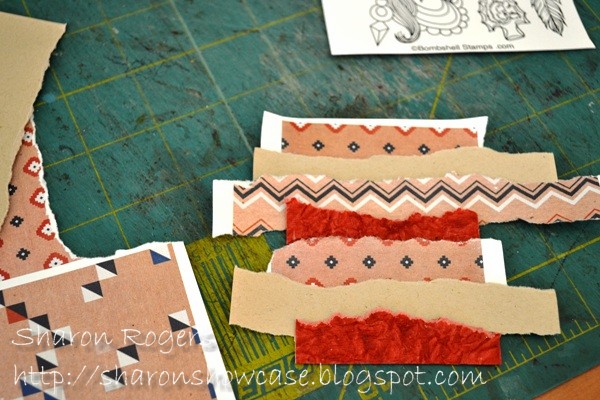 Bombshell Stamps Blog: Fabulous Friday Tutorial -"Using Scraps"