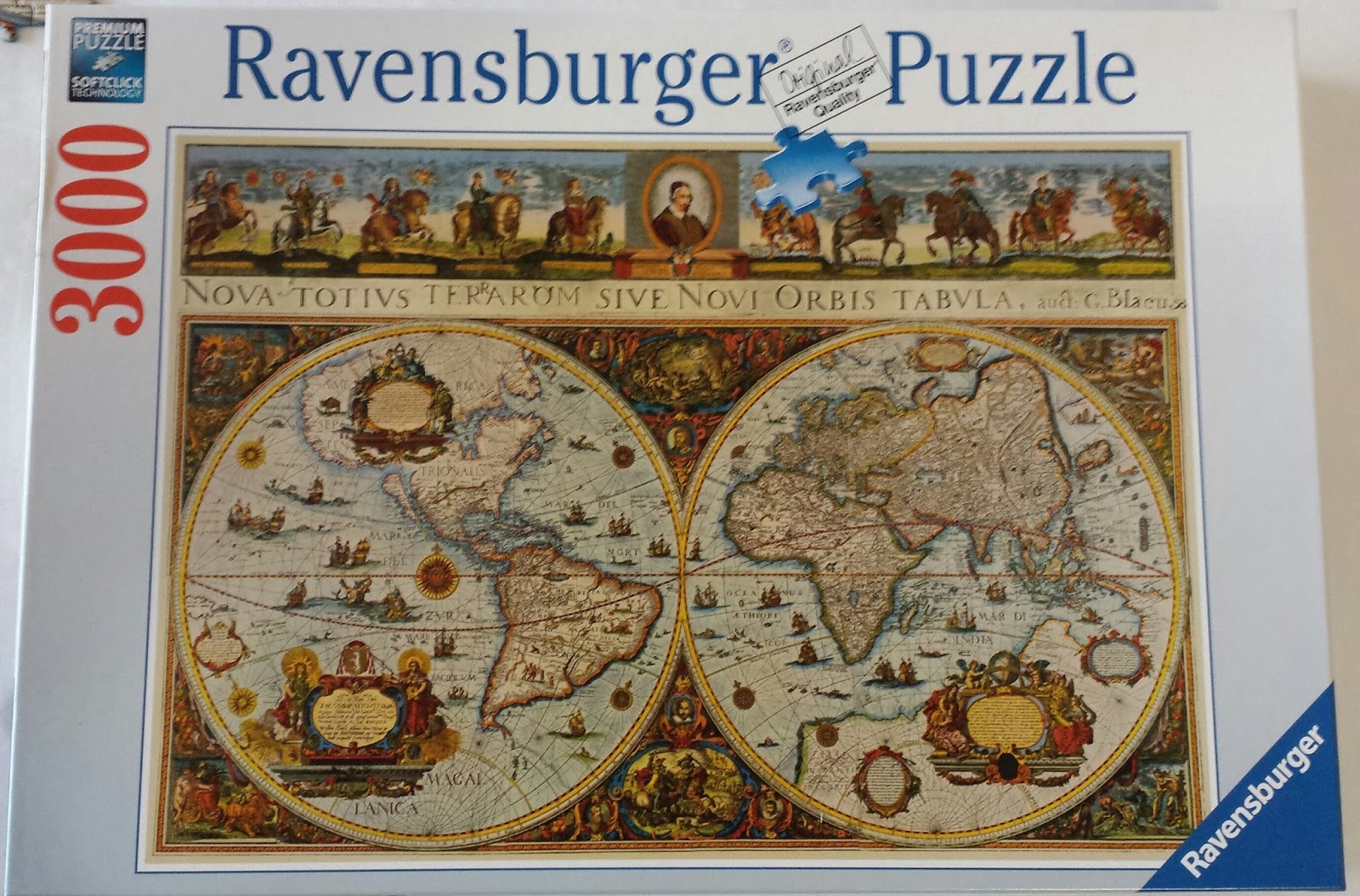 Super Challenge Puzzles: World Map, 1665