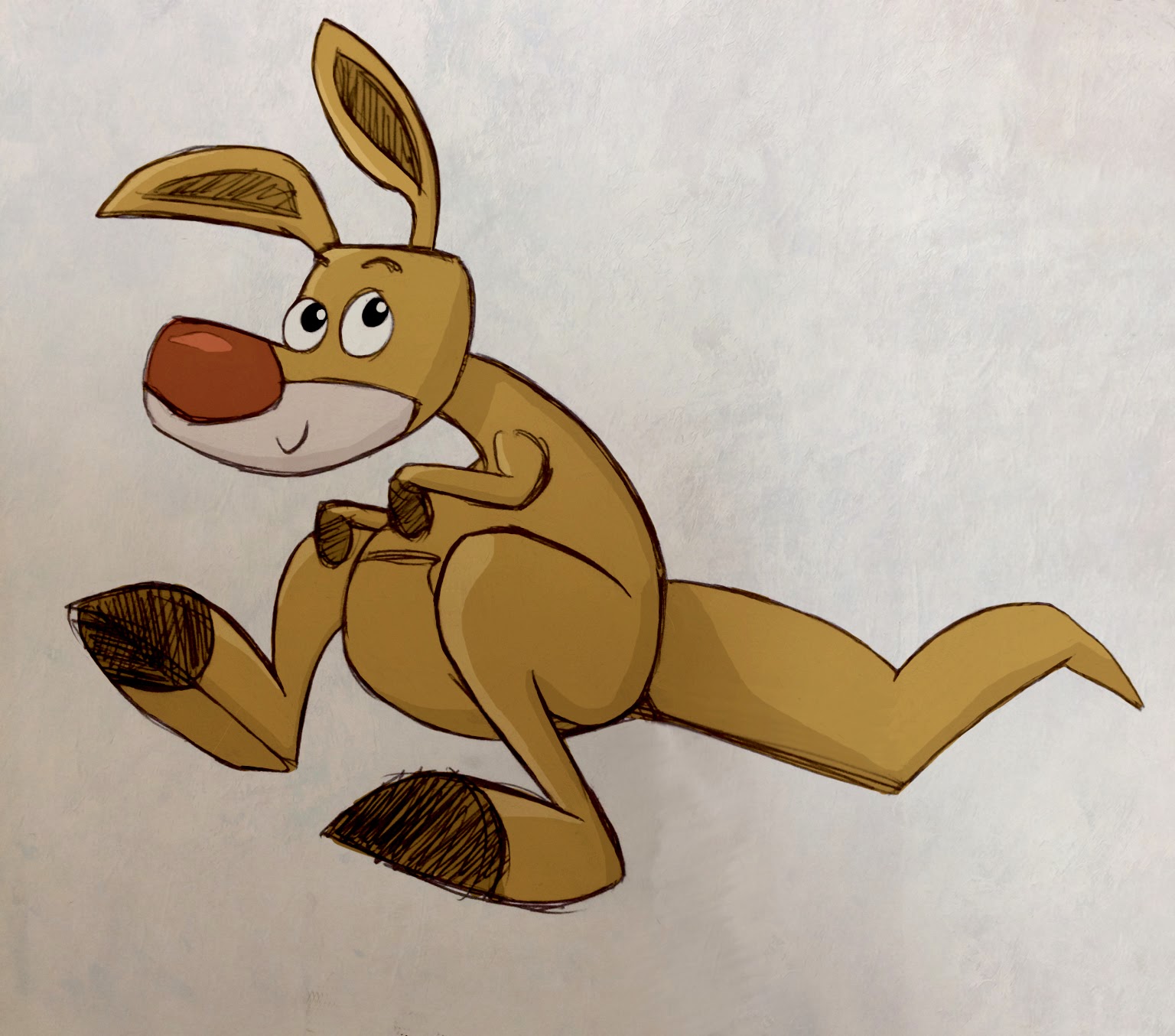 Niki Kehoe's Doodles: Random Kangaroo Doodle