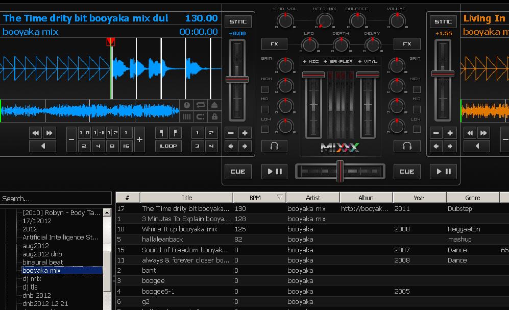 B∞yaka Mix: Mixxx the open source free dj mixing DJ software