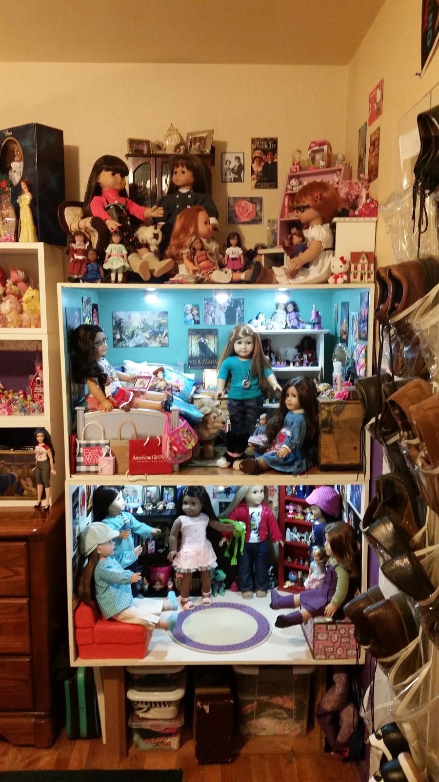 Never Grow Up: A Mom's Guide to Dolls and More: Doll Room Tour on ...
