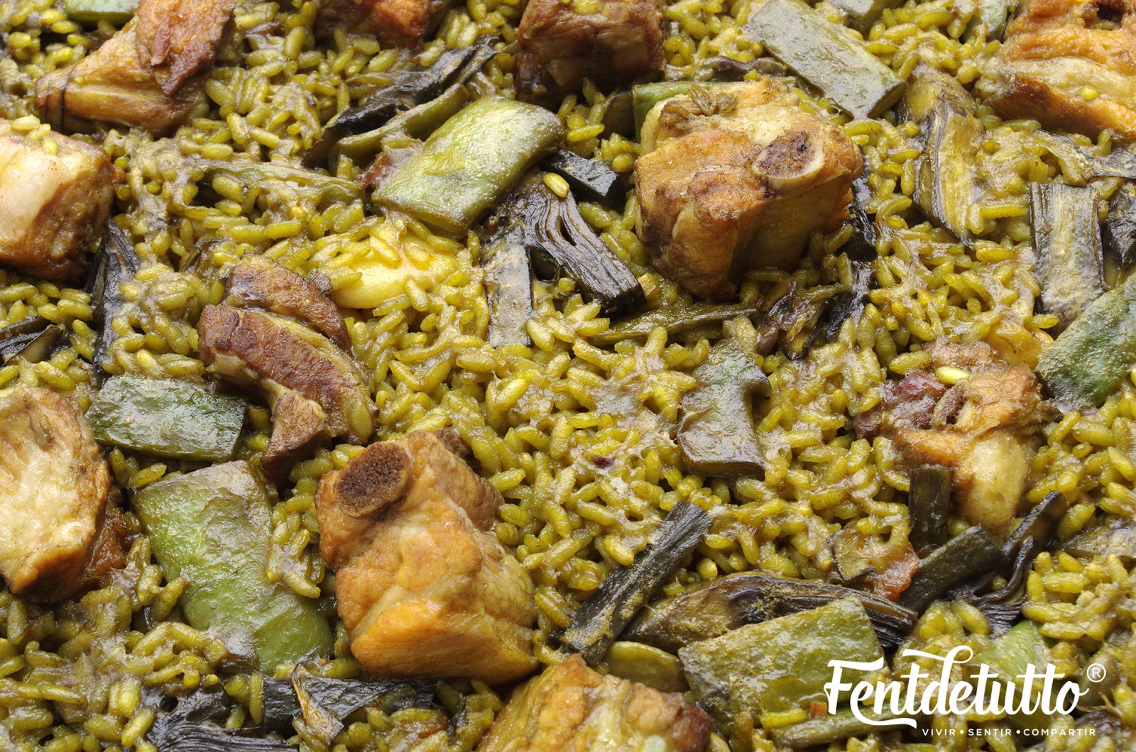 Fentdetutto: Arroz seco de costillas y alcachofas
