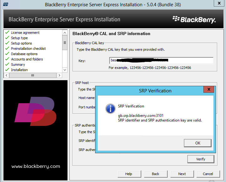 A Day in The Life of an Exchange Guy: Installing BES Express 5.0.4 on ...