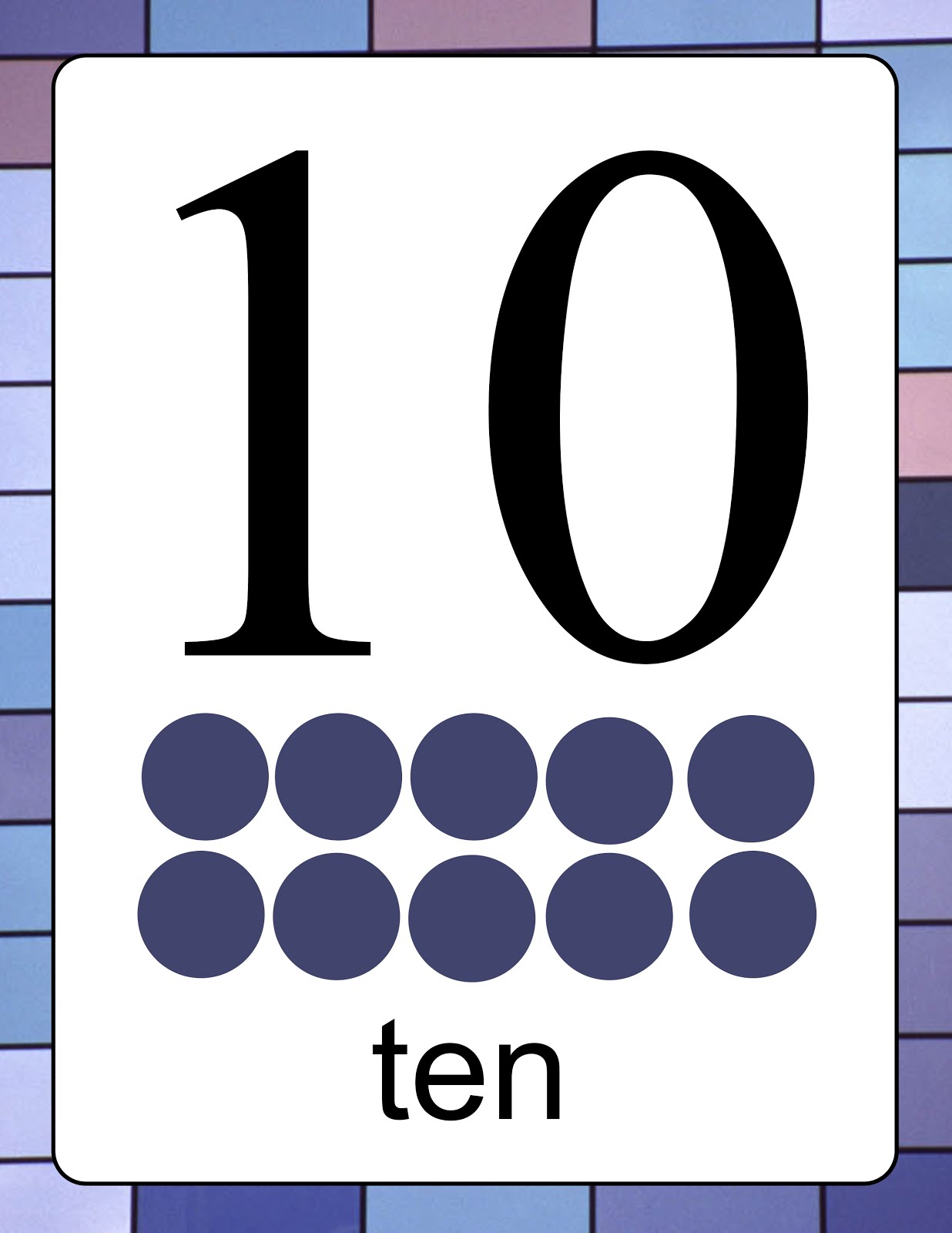 Little Stars Early Learning Number Posters With Counting Dots Little Stars Early Learning Number Posters With Counting Dots