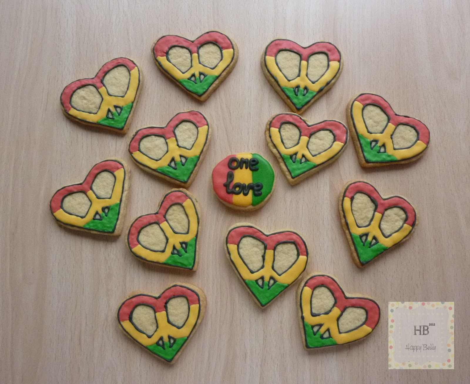 Happy Belly 2012: Galletas Rastafari / Rastafarian Cookies