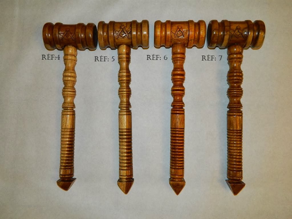 TROIS-COLONNES: Maillets Maçonniques