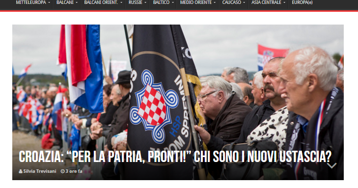 THE NEW BALKAN CREW: Per la patria pronti. Chi sono i nuovi ustascia