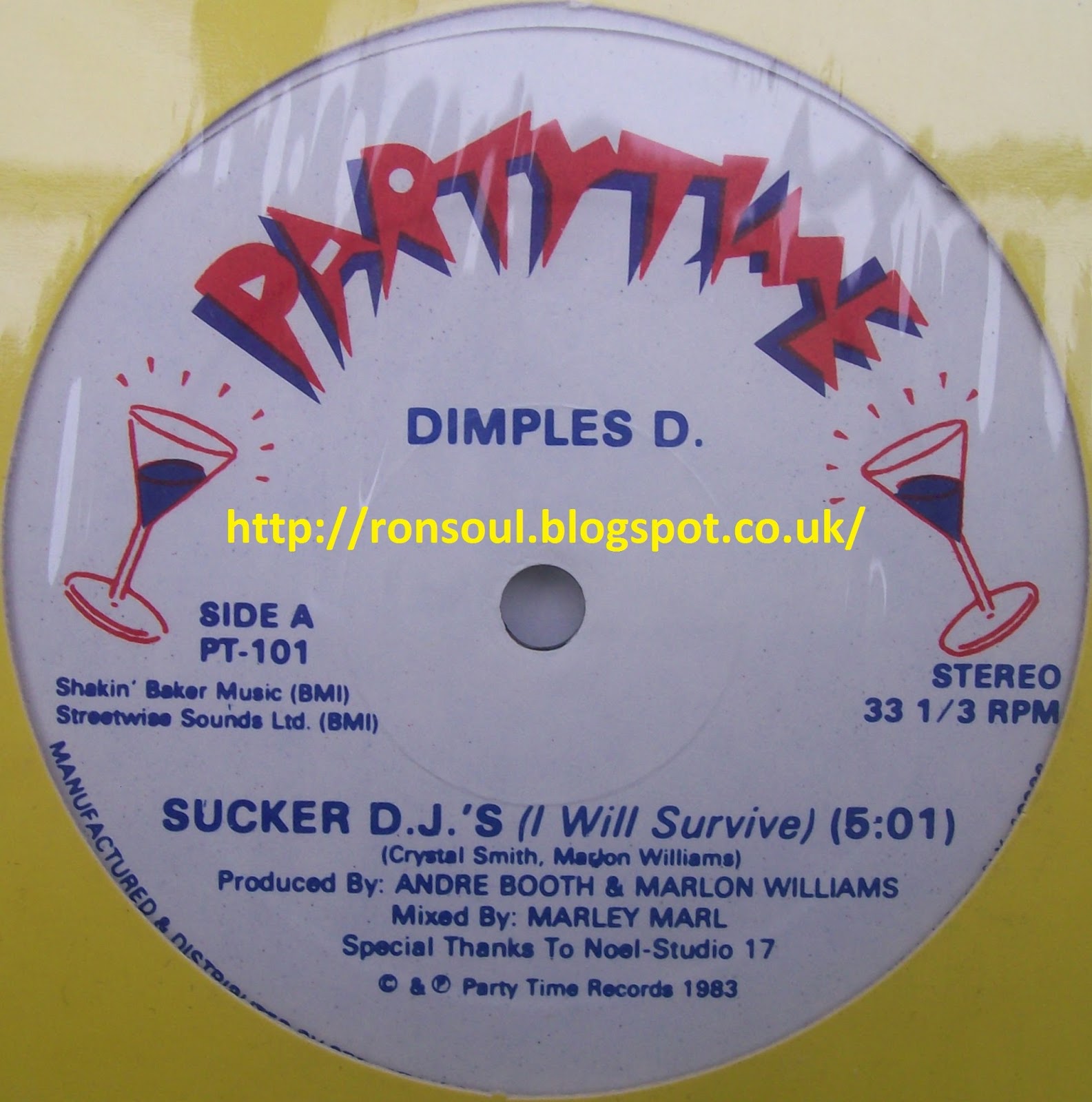 Ronsoul Hip Hop Records Guide: Dimples D - Sucker D.J.'s - I Will Survive