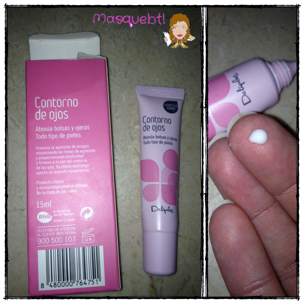 Masquebtl: He probado: contorno de ojos de Deliplus