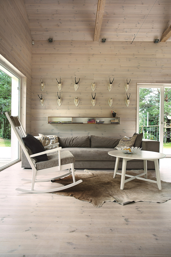 ESTILO RUSTICO: Casa de Materiales Rusticos y Formas Actuales