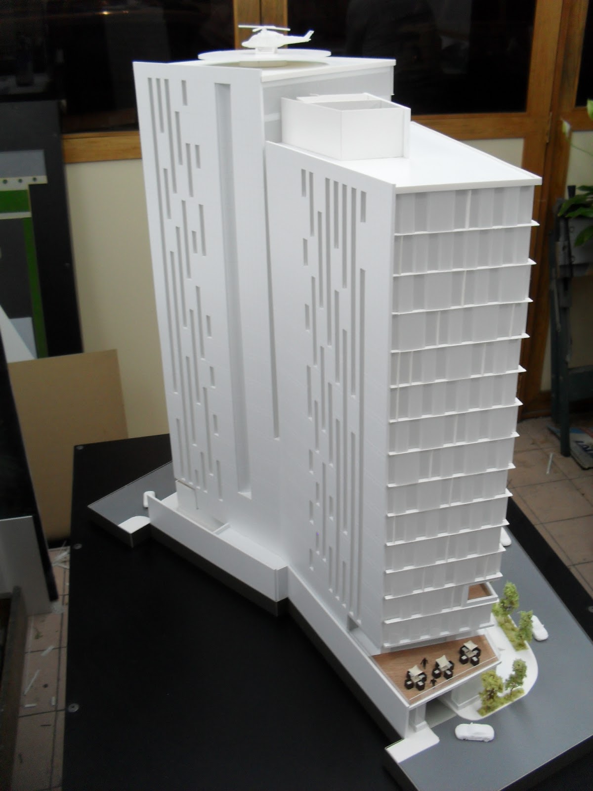 Maqueta de Edificio de Oficinas
