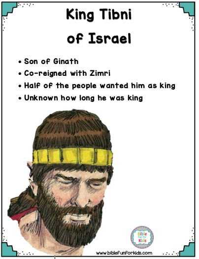 3. Kings: 2. Nadab 3. Baasha 4. Elah 5. Zimri 6. Tibni 7. Omri | Bible ...