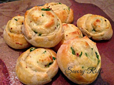 Sweet Home Recipes...: Savory Crescent Rolls