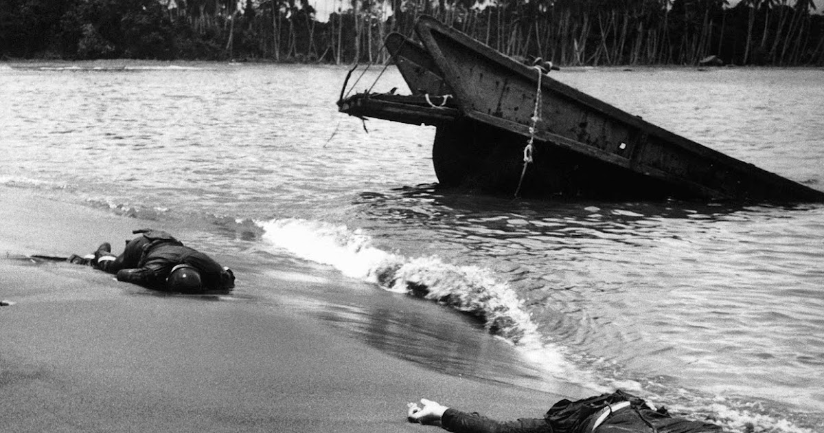"Three Dead Americans on the Beach at Buna" – The First Image of Dead U ...