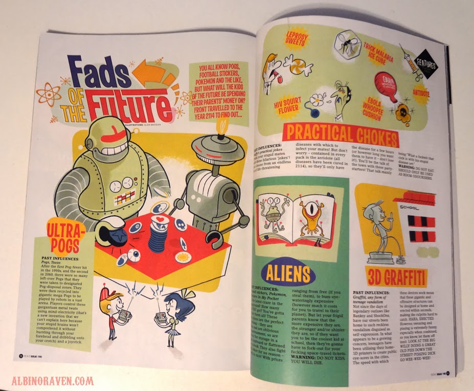 Albino Raven: Front Magazine Issue 190