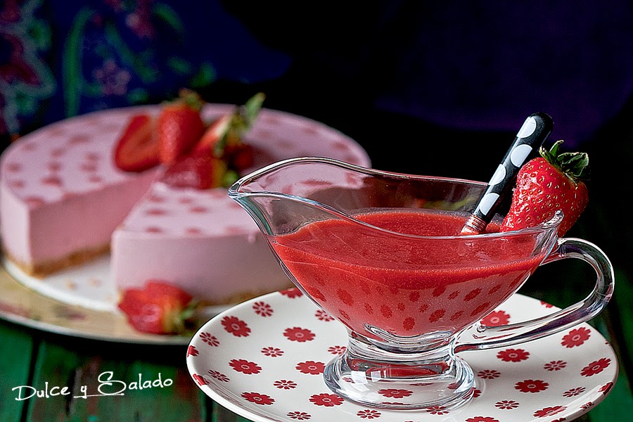 Dulce y Salado: Coulis de Fresa