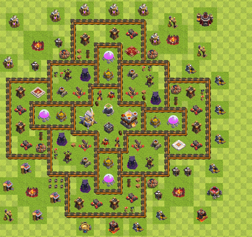 COC Bases: Farming Base COC TH 11