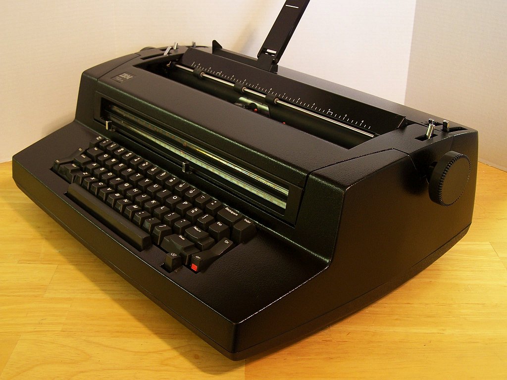 IBM Selectric Typewriters: Raven Black IBM Selectric III - SOLD