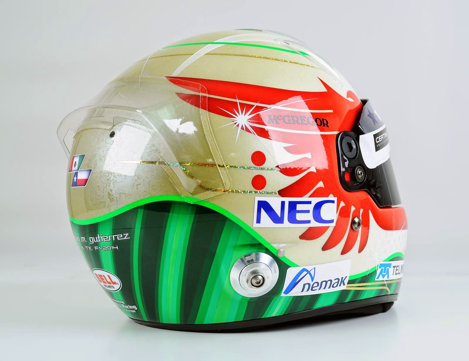 Racing Helmets Garage: Bell HP7 E.Gutierrez Austin 2014 by Bell Racing ...