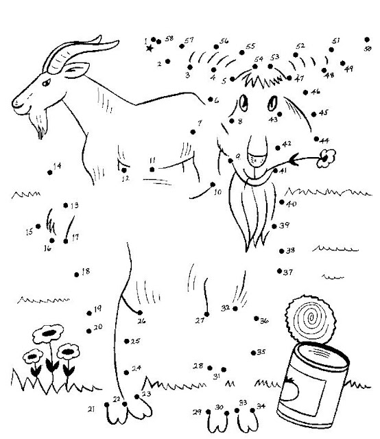 Goats Dot To Dot Picture