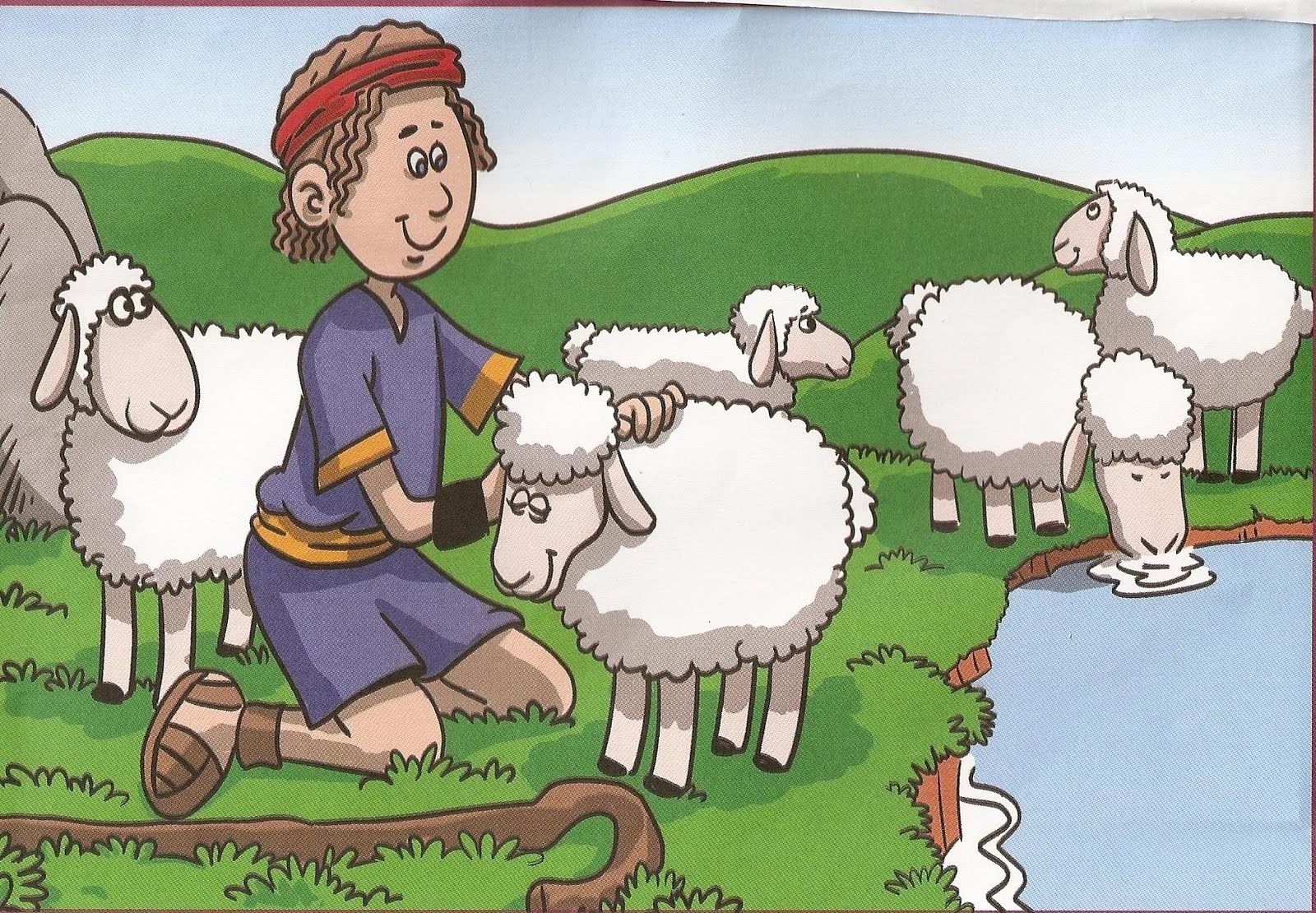 Criança com Jesus, Só Alegria!: Davi, o pastorzinho de ovelhas