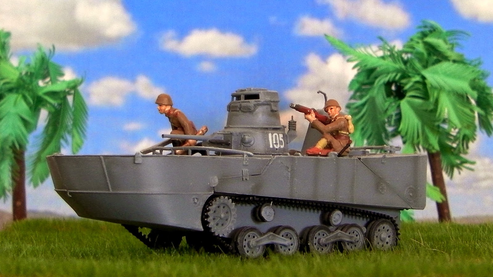 Panzer Sloped Armor: "Ka-Mi" Japanese Amphibious Tank