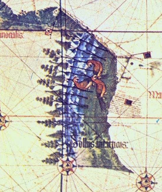 A ESCOLA BRASILEIRA: O mapa de Cantino