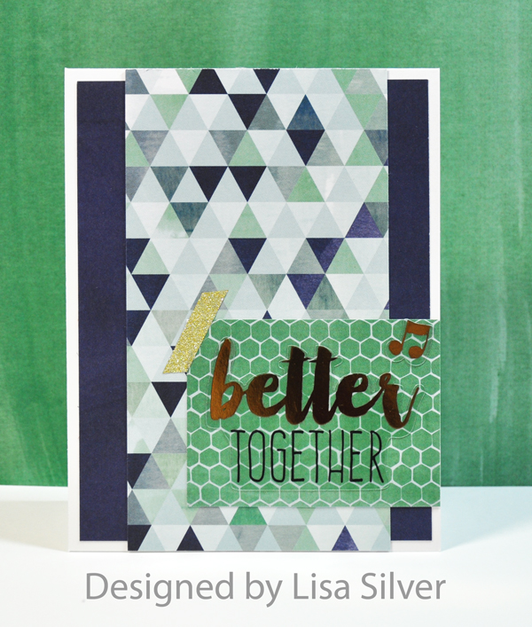 Silver Stamping: CardMaker and American Crafts Blog Hop