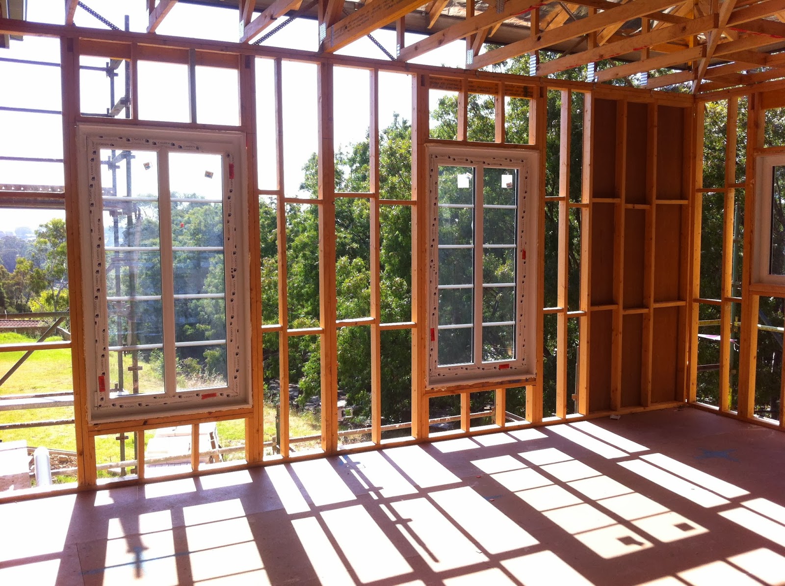 New home build with timbercrete