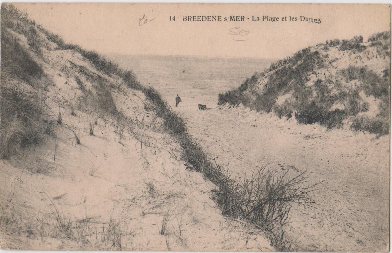 Bredene vroeger en nu: Oude postkaarten van de Duinen en het strand