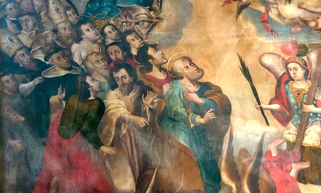 mexicosmurals: San Juan Tabaá - the Last Judgment