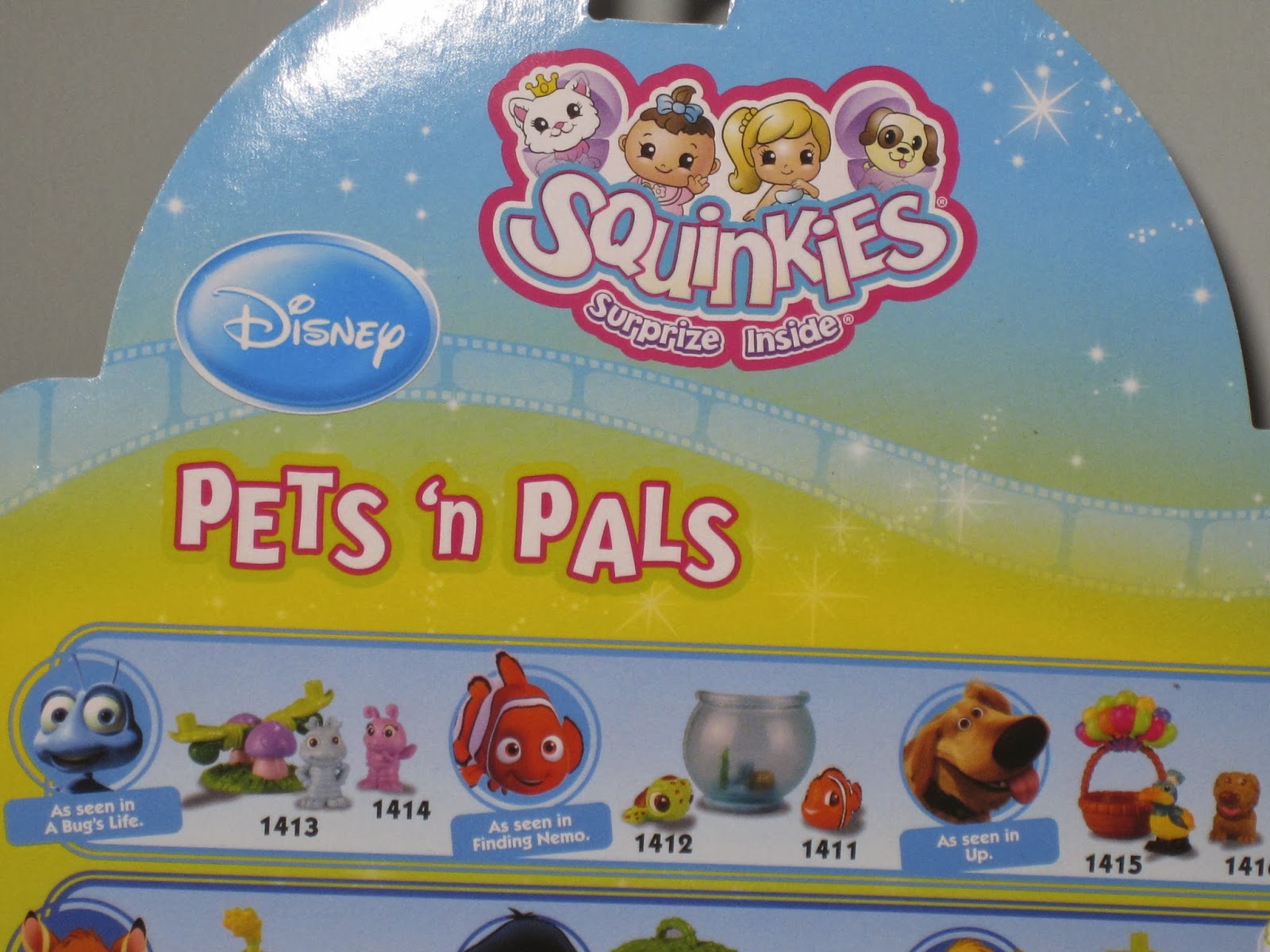 Dan the Pixar Fan: Pixar Collection: Squinkies