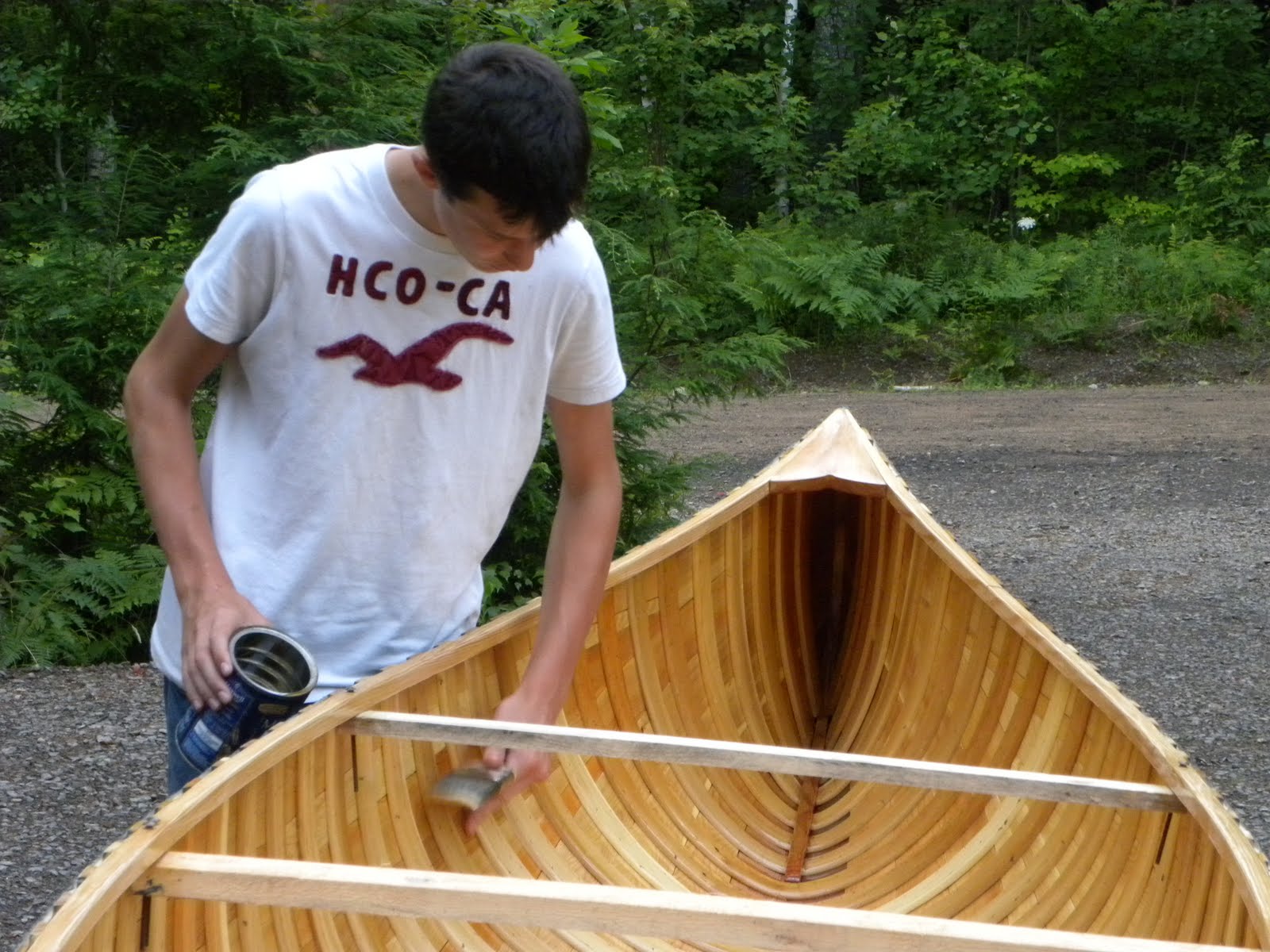 Harmony Canoe & Cycle: Tyler's Canoe Build