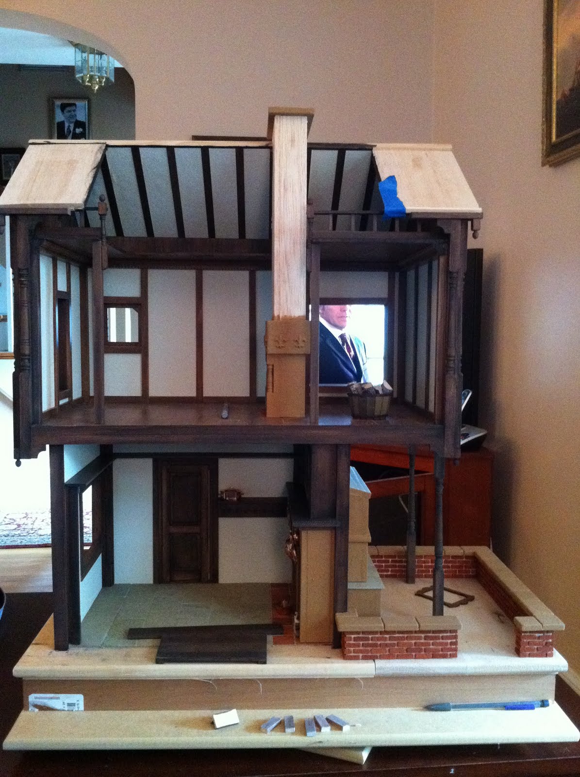 Glorious Twelfth: Tudor Bakery--Facade So Far