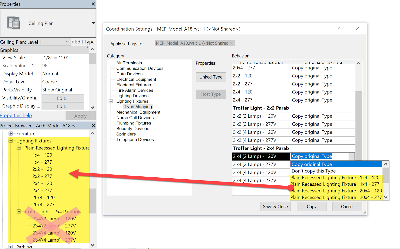 BIM Chapters: Copy Monitor: Light Fixtures, Part 2