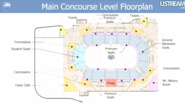 Pegula Ice Arena Floor Plan