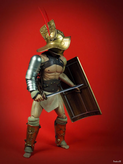 RED6: ACI Roman Gladiator Murmillo Flamma