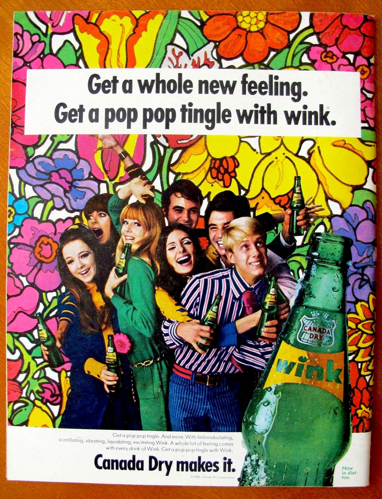 Time Capsule: Vintage Wink soda ad, 1968