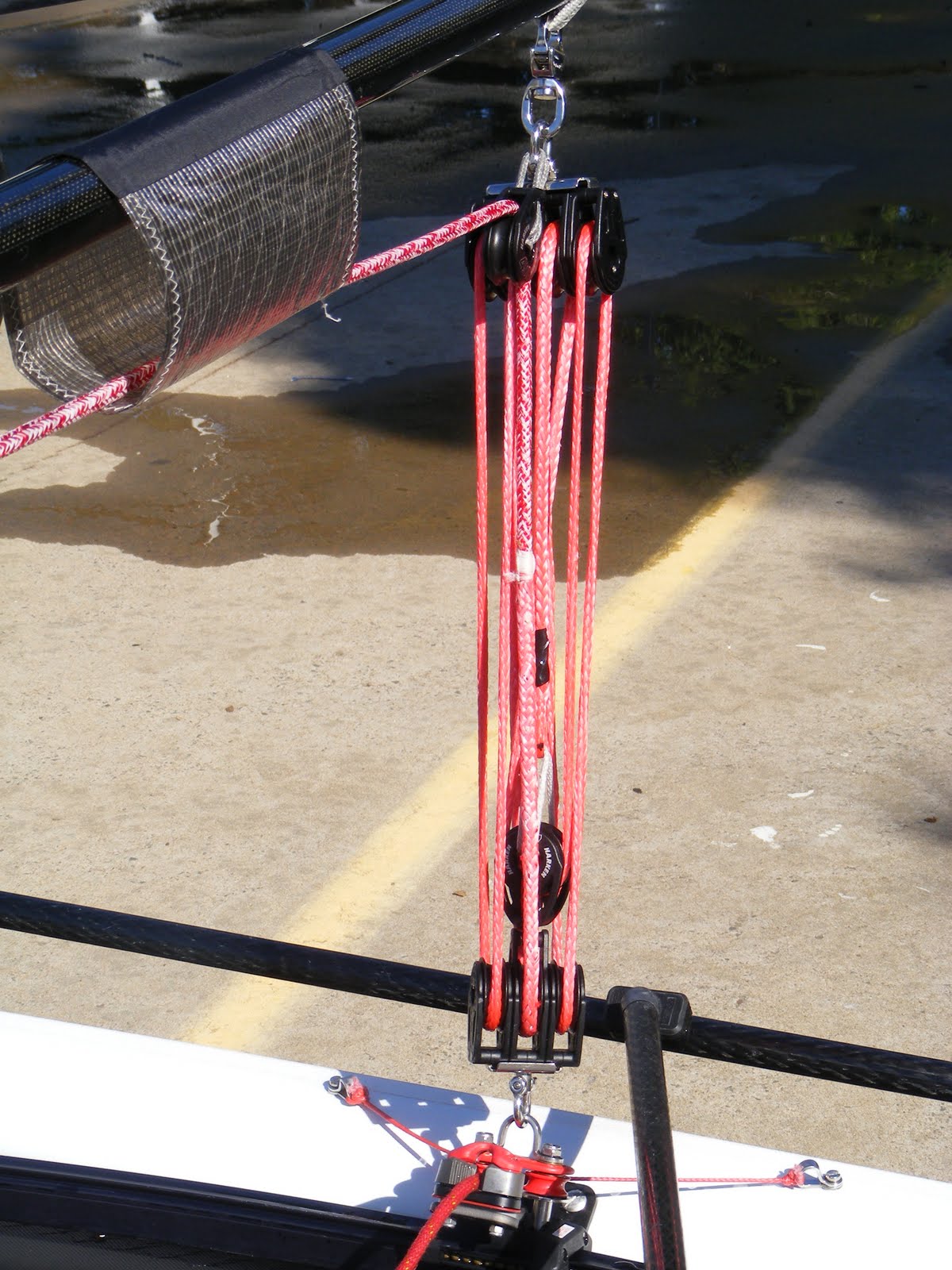 team HARKEN racing: Sexy new T2 blocks.