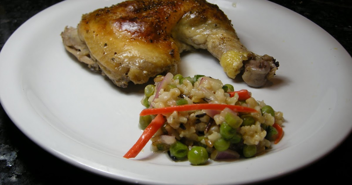 Kitchens Are Monkey Business: Rosie Prepares Stuffed Chicken Quarters.