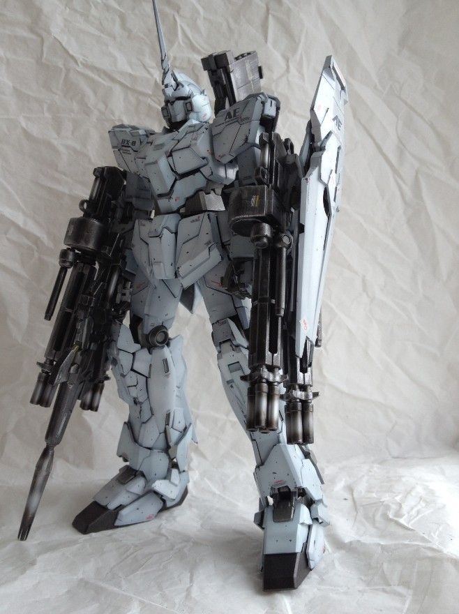 GUNDAM GUY: 1/100 Unicorn Gundam [Unicorn Mode] Battle Damage Version ...